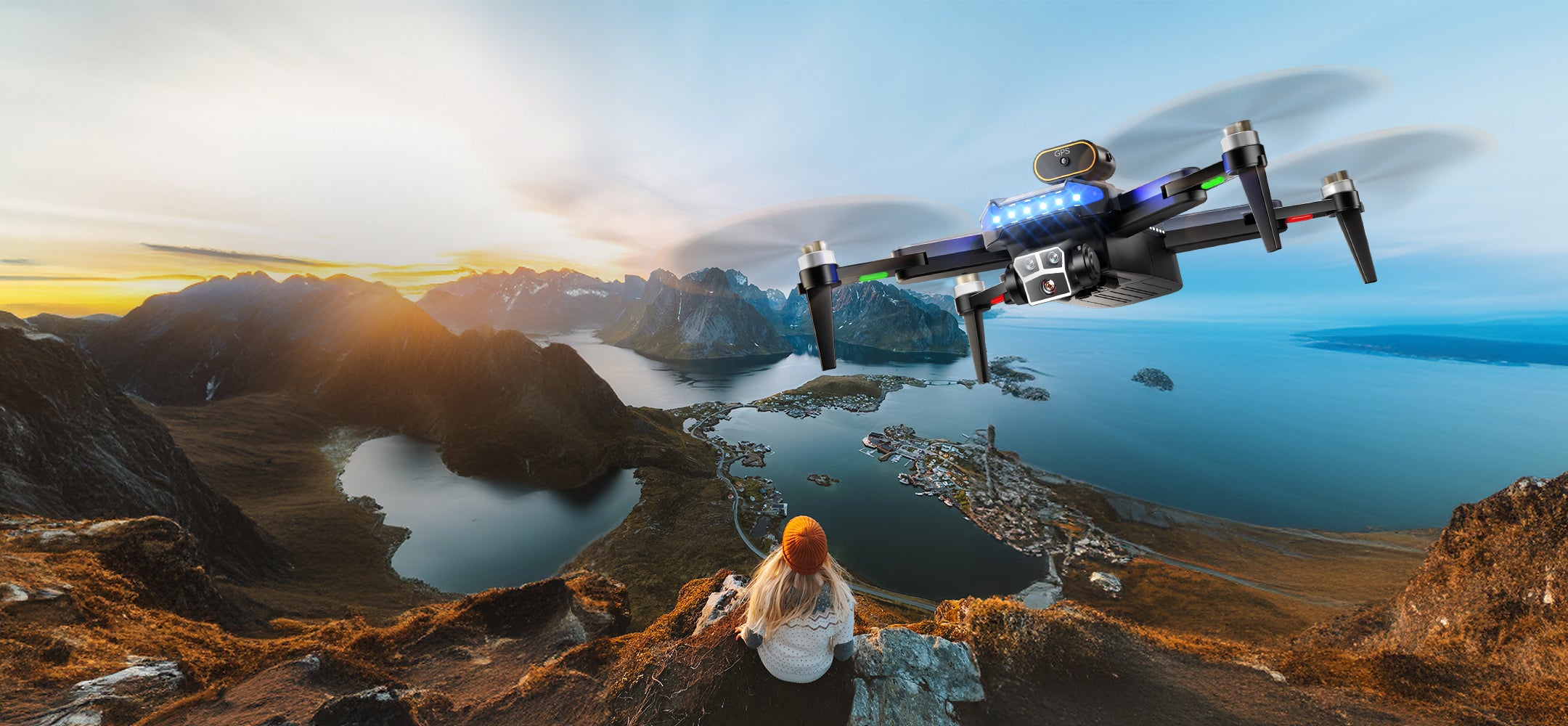 HYTOBP Projector, Drone, Monitor | Enjoy Moments, Creating Memories